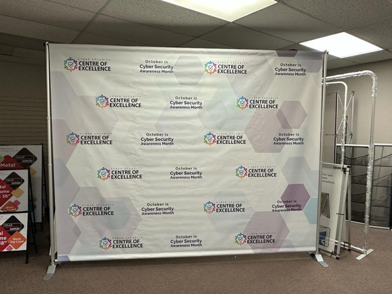 Backdrop for Cyber Security, Montreal, Ontario - eSmart Prints